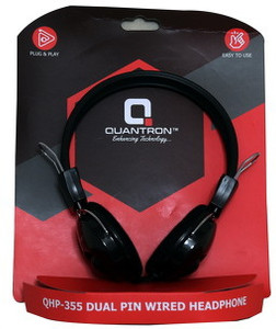 Quantron QHP -355 DUAL PIN WIRED HEADPHONE. Wired without Mic Price in ...