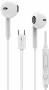 ASTRUM USB-C Stereo DAC In-Ear Earphones with In-line Mic Grey Wired ...