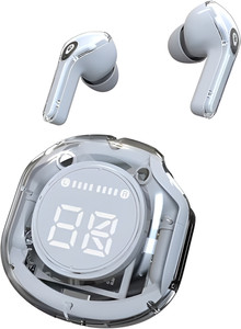 SSP Ultrapod Pro 5.3 LED Power Display Crystal in-Ear Earbuds Charging ...