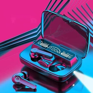 M19 Wireless Earbuds TWS 5.1 Large Screen Dual LED Digital Display ...