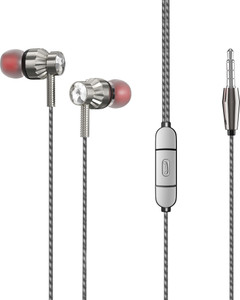 AMS A-150 Wired Earphone,Extra Bass with in-Line mic,14mm Driver Wired ...