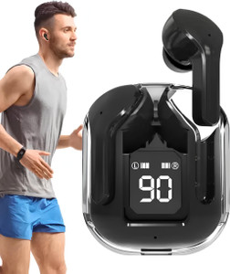 PTROX ULTRAPODS Transparent Fast Charging 30 Hour Playtime TWS Earbuds ...