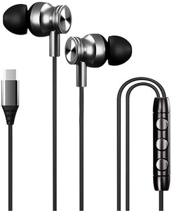SUPERFLASH EarPods Type-C (USB-C) Deep, Rich Bass Tones Dynamic Pro ...