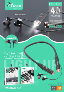 E True TICON WX-405 BLUTOOTH HEADSET WITH 40 HOURS MUSIC PLAYBACK TIME ...