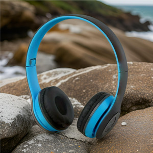 TECHWEAR Wireless Gaming Sports P47 Headset Headphones Super Extra Bass ...