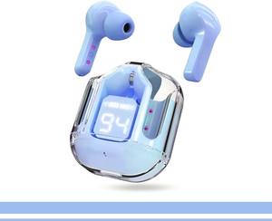 Fitty Ultra Pods Max Led Display Transparent In-Ear Earbuds, Headphones ...