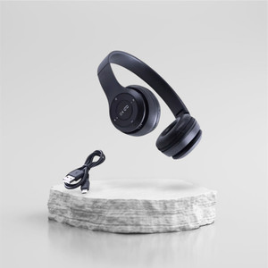 GDS Folding Headphones Bass Reactor Dynamic Driver_4K Bluetooth & Wired ...