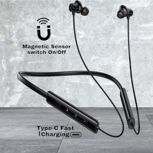 AIZINA 48 Hours Playtime Bluetooth Wireless Neckband Headphones ...