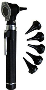MCP Healthcare Mini Otoscope set with 6 Specula Led ear scope Medical ...