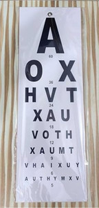 Cityhealth Nsc Alphabets Snellen Eye Vision Test Chart, Cardboard ...