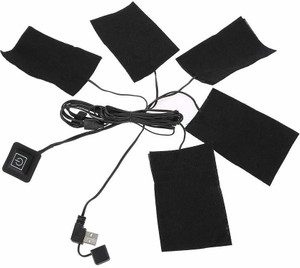 dkian DIY 5in1 Electric Heating Pad 3 Temp Settings USB Clothes Heat ...