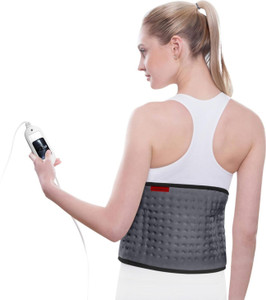 Addmax Orthopedic Electric Heating Belt Waist Wrap-Lumbar Support Back ...