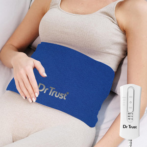 Dr Trust USA Orthopedic Electric Heat Belt 368 Warm Waist Wrap Cramps ...