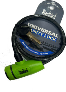 Steelbird Air Stainless Steel Cable Lock For Helmet Price in India ...