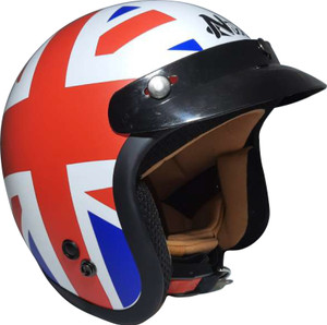 NIKKO N-356 White England Open Face Motorbike Helmet - Buy NIKKO N-356 ...