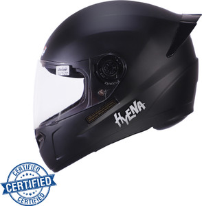 OZONE Hyena-New-Helmet With Spoiler-Black-001 Motorbike Helmet - Buy ...