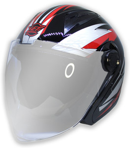 formulate ISI Certified, Mercury Visor, High Impact 100% ABS, Open-face ...