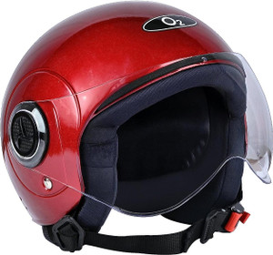 O2 Open Face / Half face Helmet Unisex for Bike Women Men With ISI ...