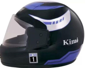 KIN _BLUE KIMI FULL FACE HELMAT WITH ISI CERTIFIED ( WEAR HELMAT ...