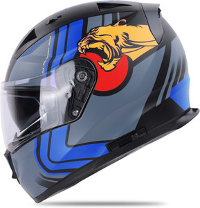 IGNYTE IGN-7 Targa ISI/DOT Certified Full Face Helmet Motorbike Helmet ...