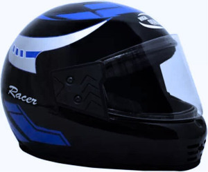 KRC _ BLUE KIMI FULL FACE HELMAT WITH ISI CERTIFIED ( SAVE PRECIOUS ...