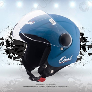 OZONE Superior Helmet_Open face_VG_21@A03 Motorbike Helmet - Buy OZONE ...