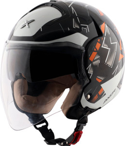 Axor Striker Cyborg Dual Visor Motorbike Helmet - Buy Axor Striker ...