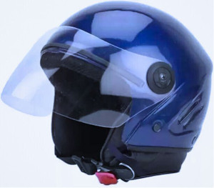 Ant _ BLUE TRACK HALF FACE HELMAT WITH ISI CERTIFIED ( SAVE PRECIOUS ...