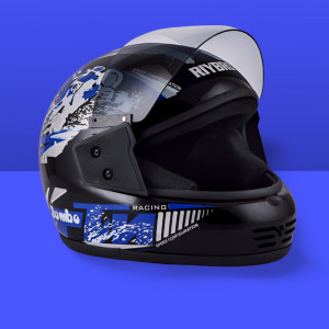 Riybro Full Face ISI Marked High Material with Adjustable strap for Men ...