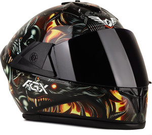 Agx Fighter Devil HD Graphics with Anti UV PC Visor ABS Material Unisex ...
