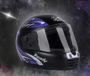 SKULLCAP Blue color full face helmet for girls & boys Motorbike Helmet ...