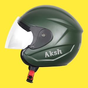 NOAX NANO Half Helmet Military Green Matt Motorbike Helmet - Buy NOAX ...