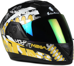 urban carrier ABS Material Full Face Rainbow Visor, UV Scratch ...