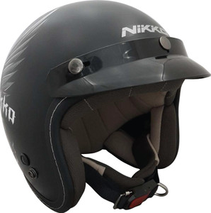 NIKKO N-356 II Gray Skull Open Face Motorbike Helmet - Buy NIKKO N-356 ...
