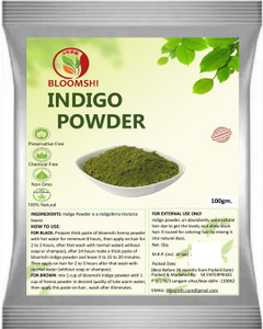 BLOOMSHI 100% Pure & Natural Indigo Powder Herbal Hair Colorant - Price ...