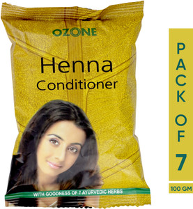 OZONE Henna Conditioner (Mehndi) with Goodness of Ayurvedic Herbs 100gm ...