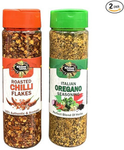 KITCHEN TADKA Italian Oregano & Roasted Chilli Flakes|Perfect Blend of ...
