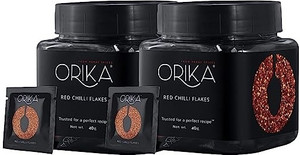 Orika Chilli Dry Flakes Seasoning for Pizza, Pasta Oregano (Pack of 2 ...