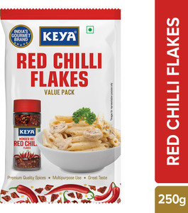 keya Red Chilli Flakes 250g Pouch Price in India - Buy keya Red Chilli ...