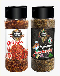 KITCHEN TADKA |Italian|Chilli Flakes|Pizza|Pasta|Seasoning|Powder|Herbs ...
