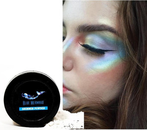 BLUEMERMAID WATERPROOF GREEN COLOR CHANGING HIGHLIGHTER POWDER BEST FOR ...