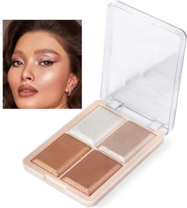 BLUEMERMAID Highlighter Face Palette | Ultra Blendable & Long Lasting ...