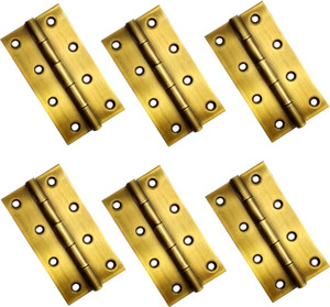 Circle DOOR Hinges 5 inchx14 Gauge/2 MM Thickness Antique Brass Finish ...