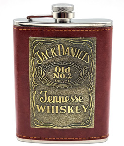 VIOVI JD Portable (8oz) Alcohol Drinks Whiskey Liquor Holder Bottle ...