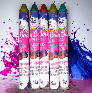 LeafBlu BIG Size Color Smoke Fog Fountain [multicolor] Holi Color ...
