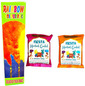 RUPALTTOYSBABA Holi colourful Gulal Smoke Bomb (Rainbow) Holi Color ...