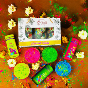 CraftVatika Herbal Holi Color Powder Pack of 6 Price in India - Buy ...