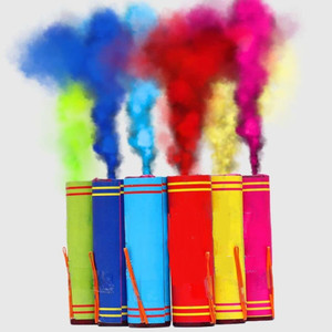 navjai Colorful Holi Smoke Bomb for Photography Wedding Gulal Smoke Fog ...