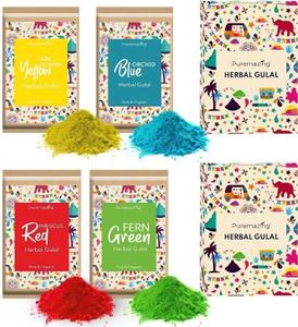Puremazing Natural Holi Colour Herbal Gulal with Natural Food ...