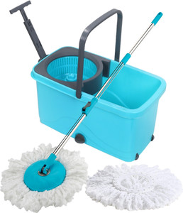 PROCLEAN Proclean Prestige Bucket Spin Mop with 2 Refill | Bowl:Plastic ...